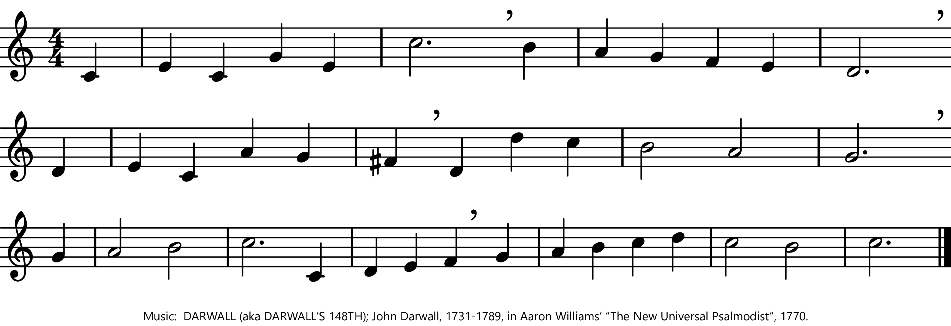 Hymn Tunes: Alphabetical List